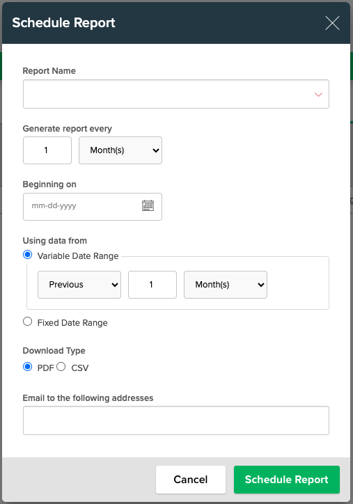 Scheduled Reporting: About the Feature